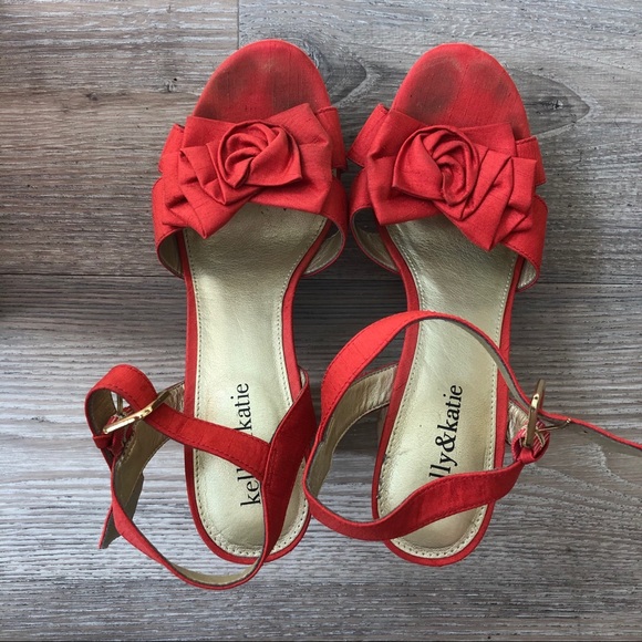 Kelly & Katie | Shoes | Kelly Katie Cork High Heel Sandals | Poshmark